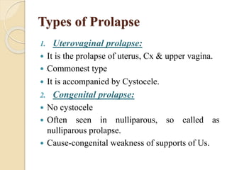 Uterine prolapse | PPTX