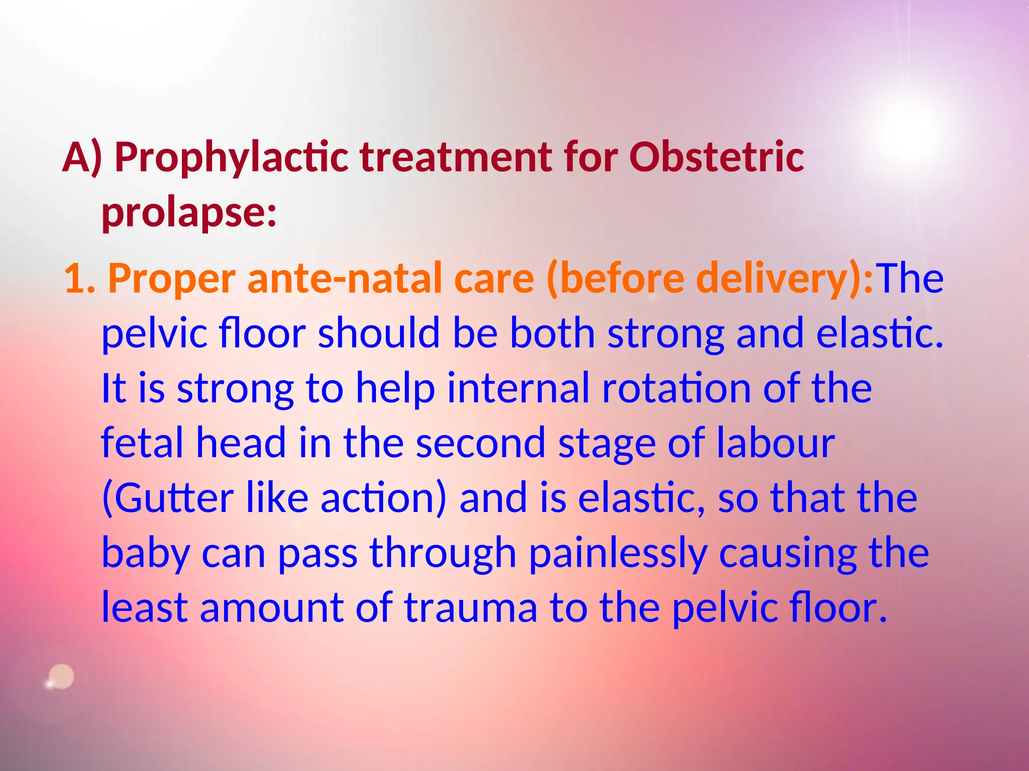 uterine prolapse in displacement final.ppt | Pregnancy | Reproductive ...