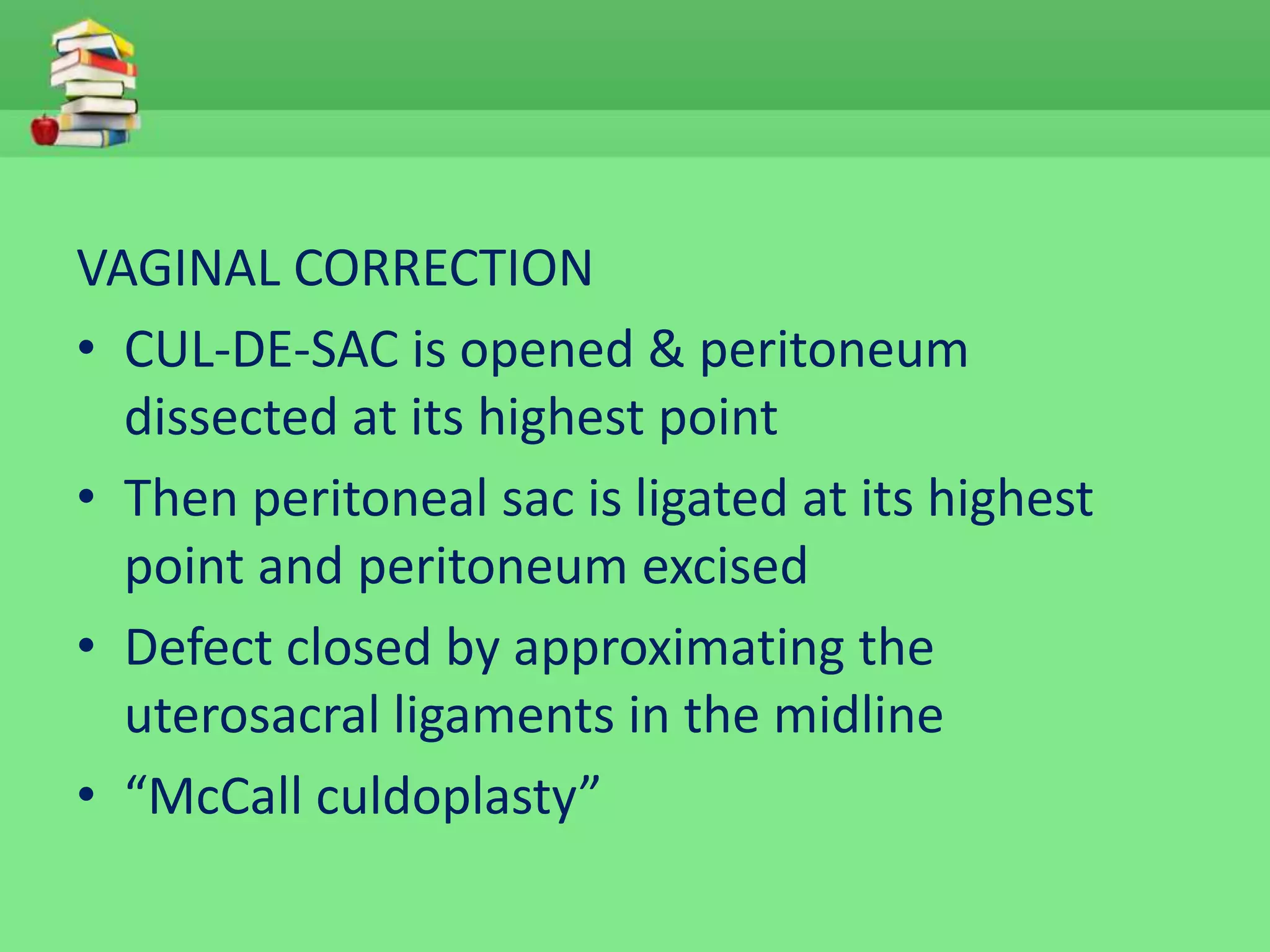 Uterine prolapse management | PPTX