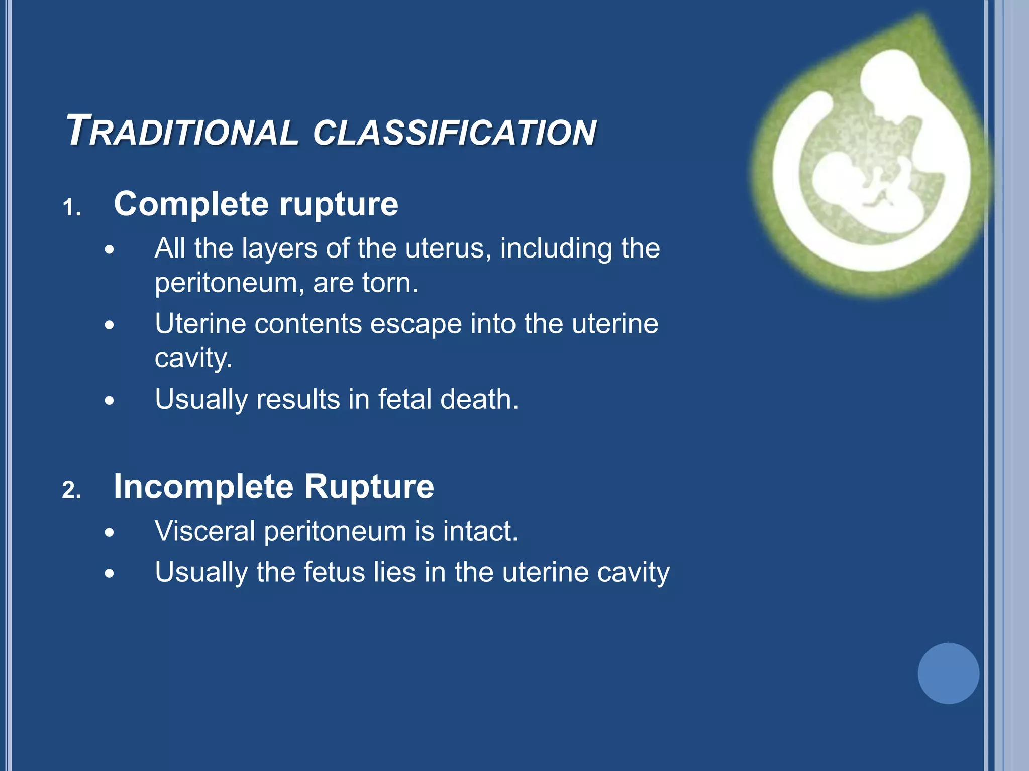 Uterine rupture - All you need to know. | PPTX