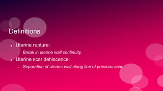 Uterine rupture.ppt