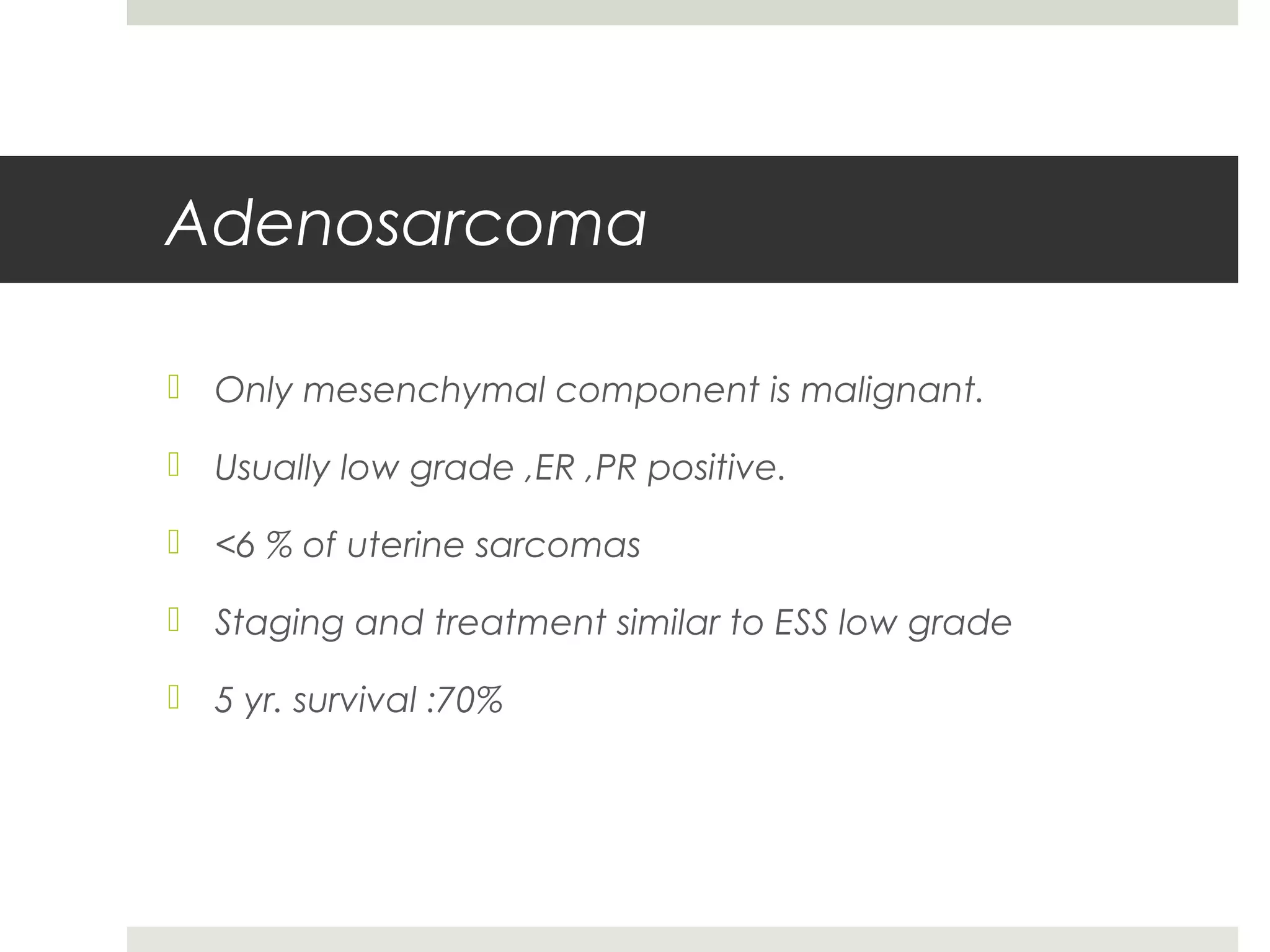 Uterine sarcoma | PPT