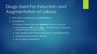 Uterine stimulants | PPTX