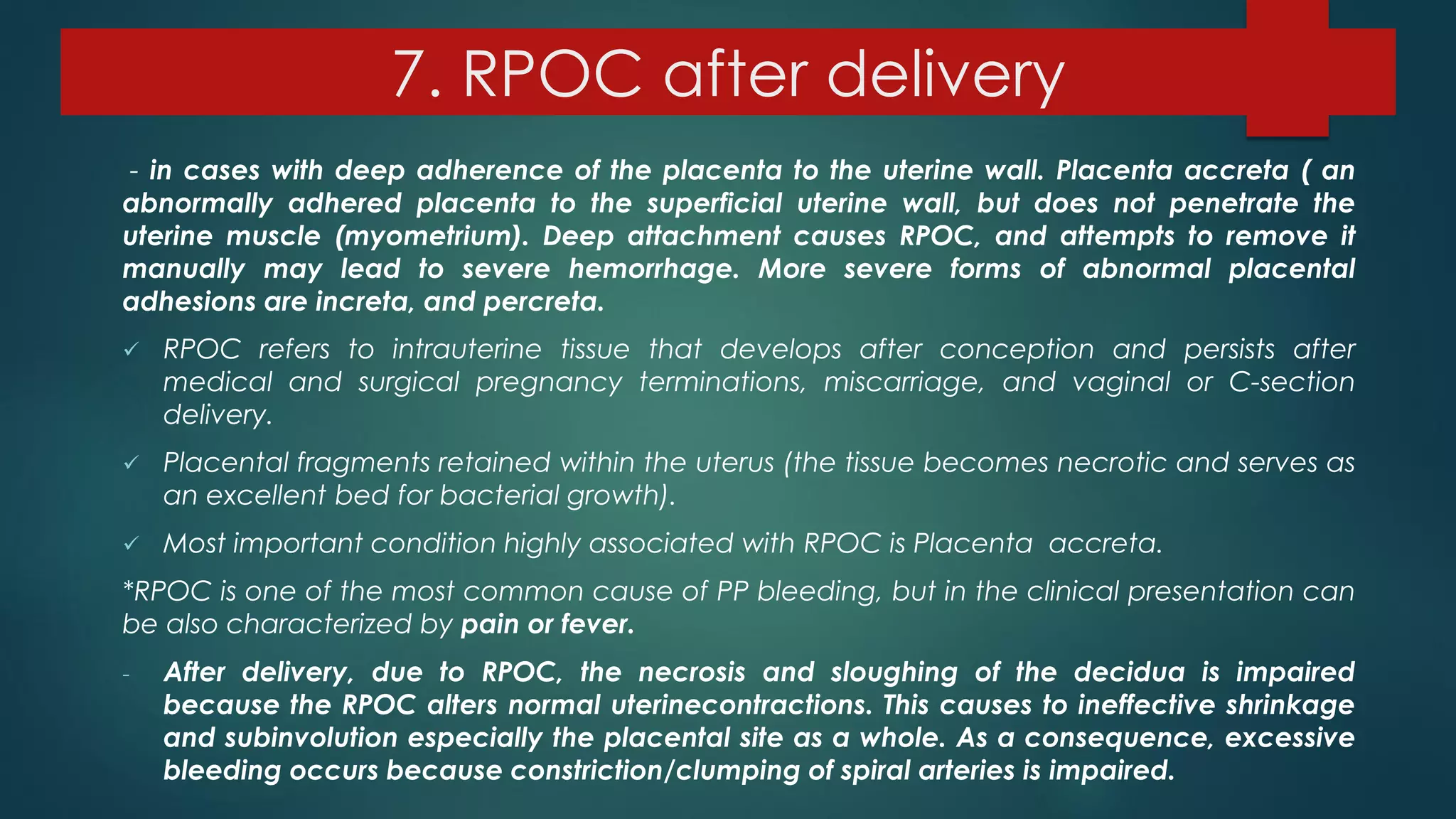 Postpartum Hemorrhage and Uterine Atony | PDF