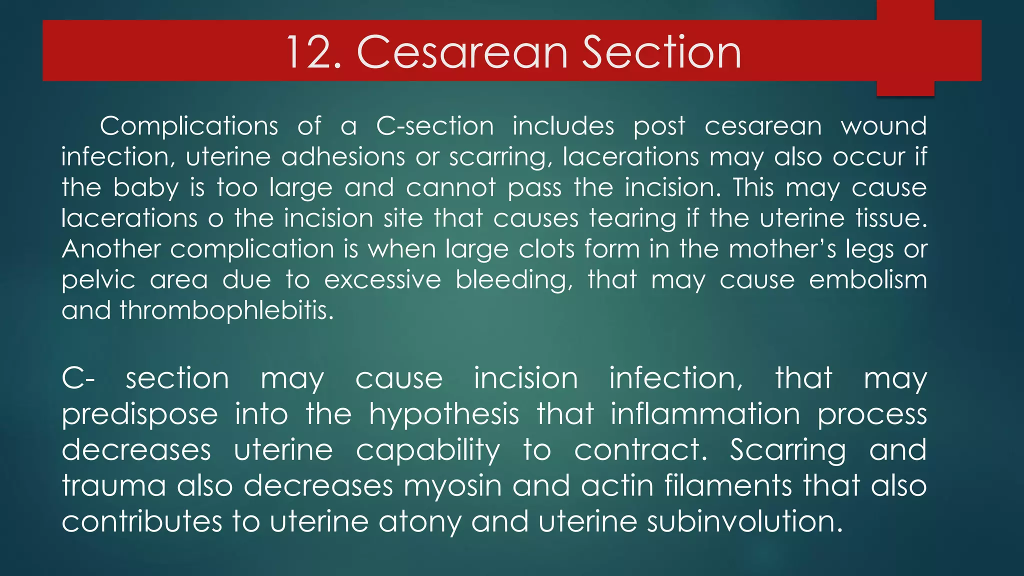 Postpartum Hemorrhage and Uterine Atony | PDF