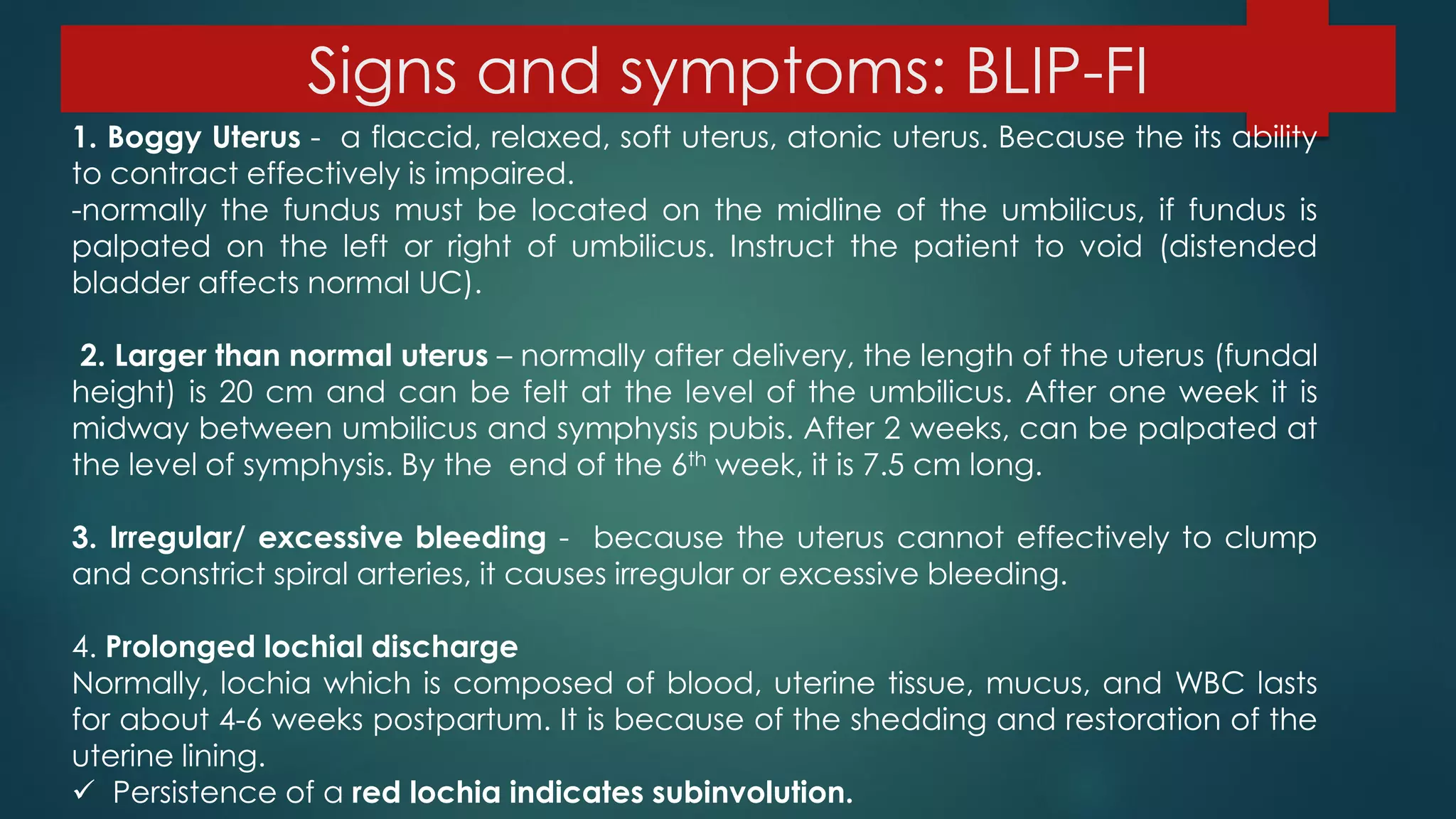 Postpartum Hemorrhage and Uterine Atony | PDF