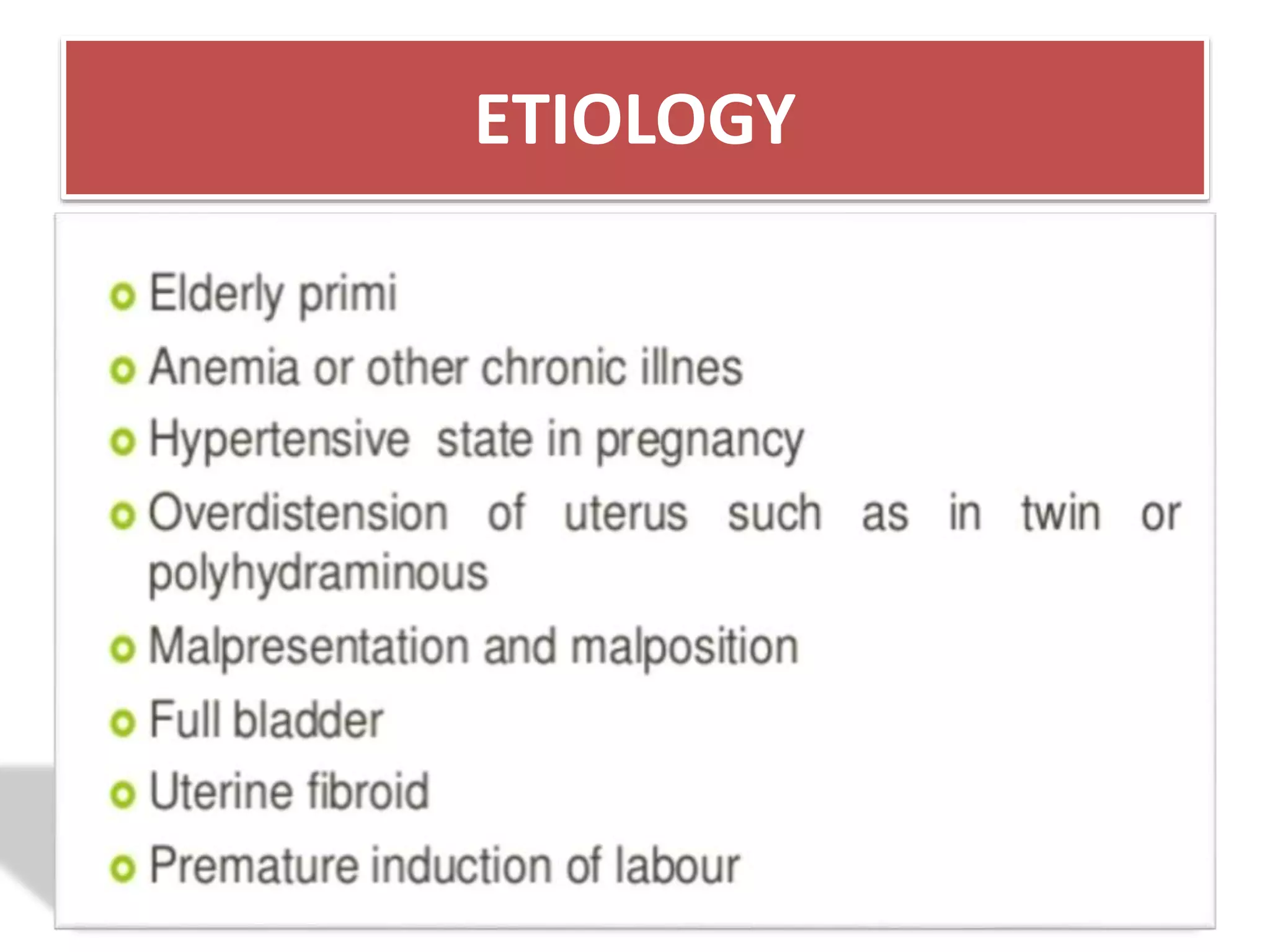 Uterine Inertia, Precipitate Labor and Uterine Tetany | PPTX