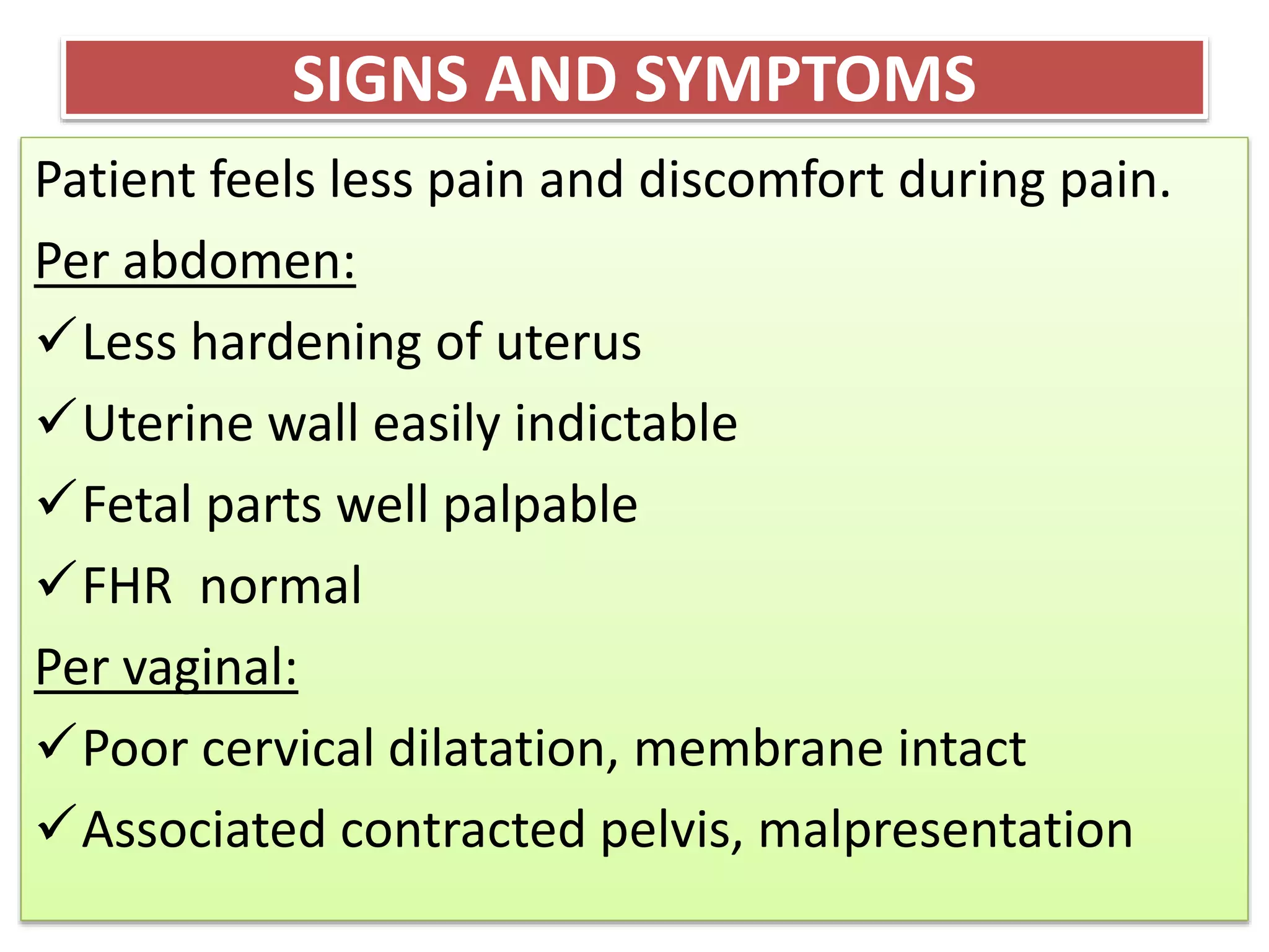 Uterine Inertia, Precipitate Labor and Uterine Tetany | PPTX