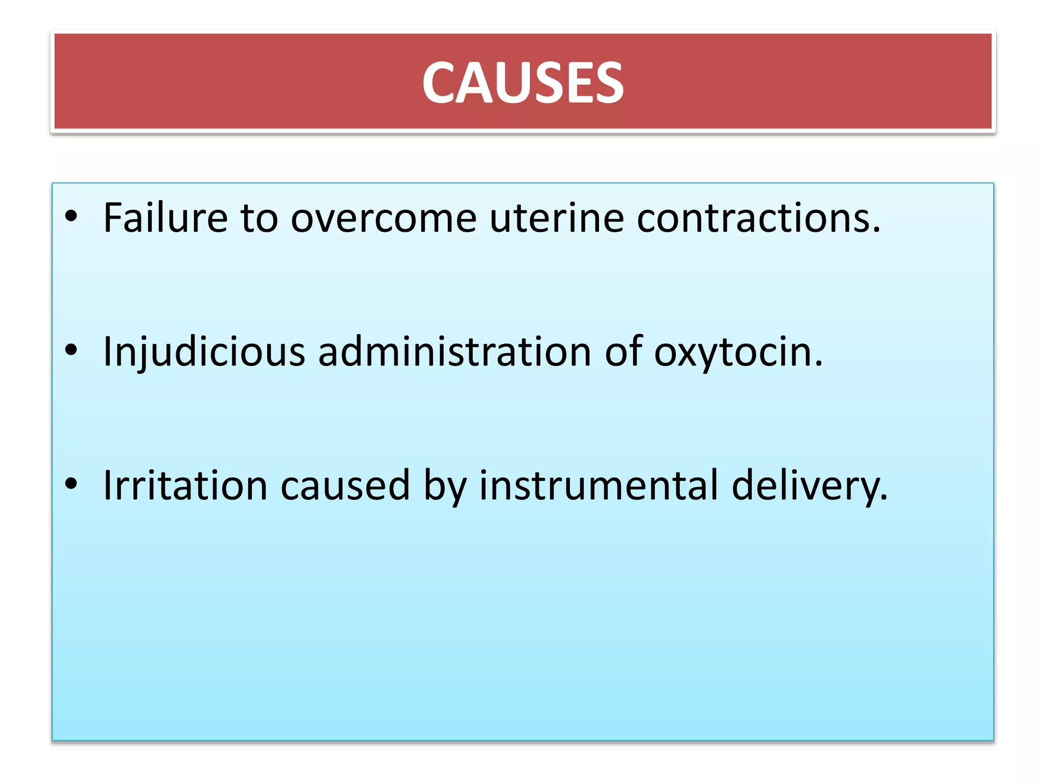 Uterine Inertia, Precipitate Labor and Uterine Tetany | PPTX