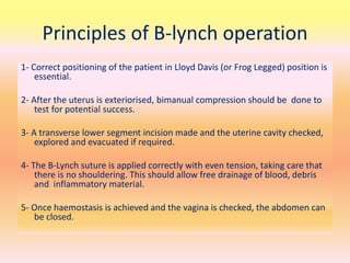 Uterine uterine brace suture slideshare | PPTX | Pregnancy ...