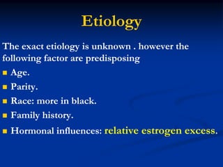 UTERING-FIBROID-1.pdf-lecture gynaecology | PPT