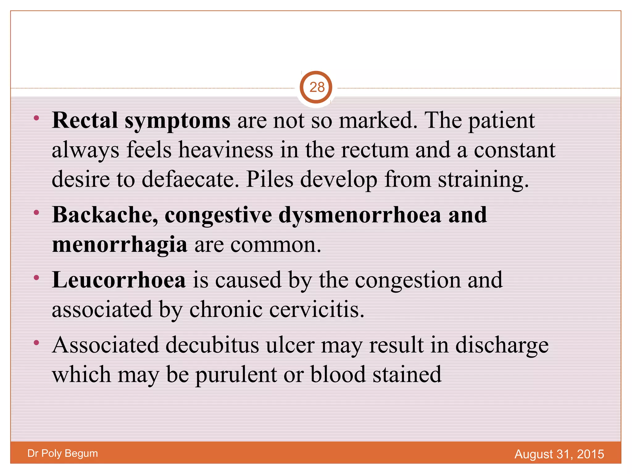 Utero vaginal prolapse | PPT