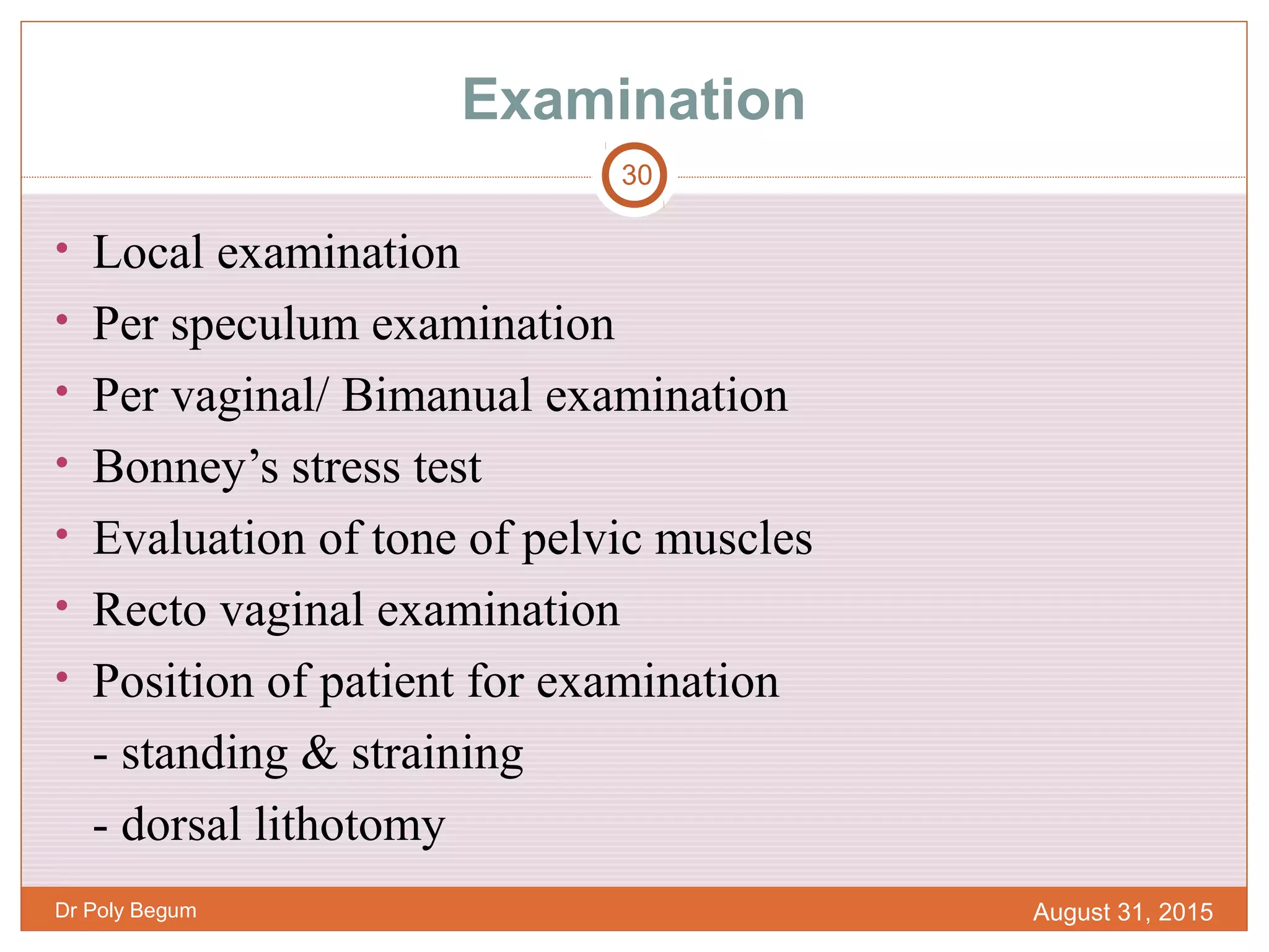 Utero vaginal prolapse | PPT