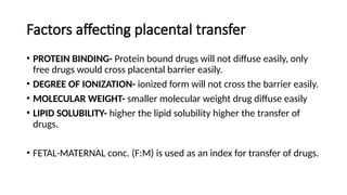 Uteroplacental Circulation and Transfer of drugs.pptx