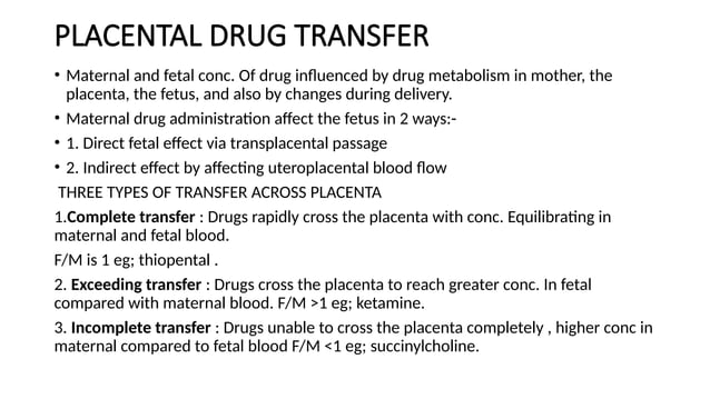 Uteroplacental Circulation and Transfer of drugs.pptx
