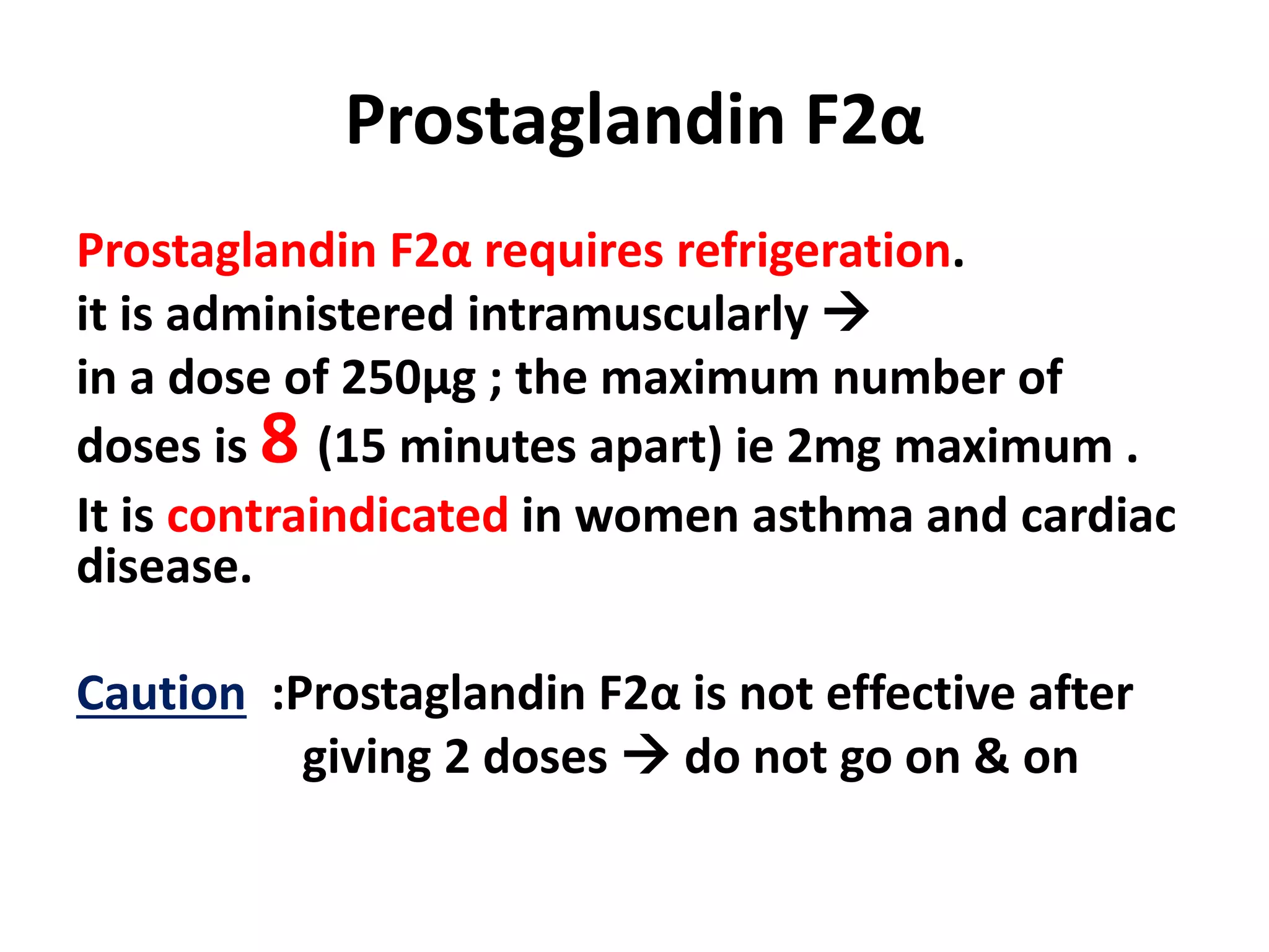 UTEROTONIC Drugs for ATONIC PPH Prevention in India Dr Sharda Jain , Dr ...