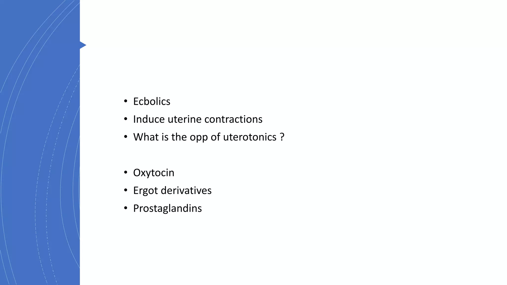 Uterotonics | PPTX