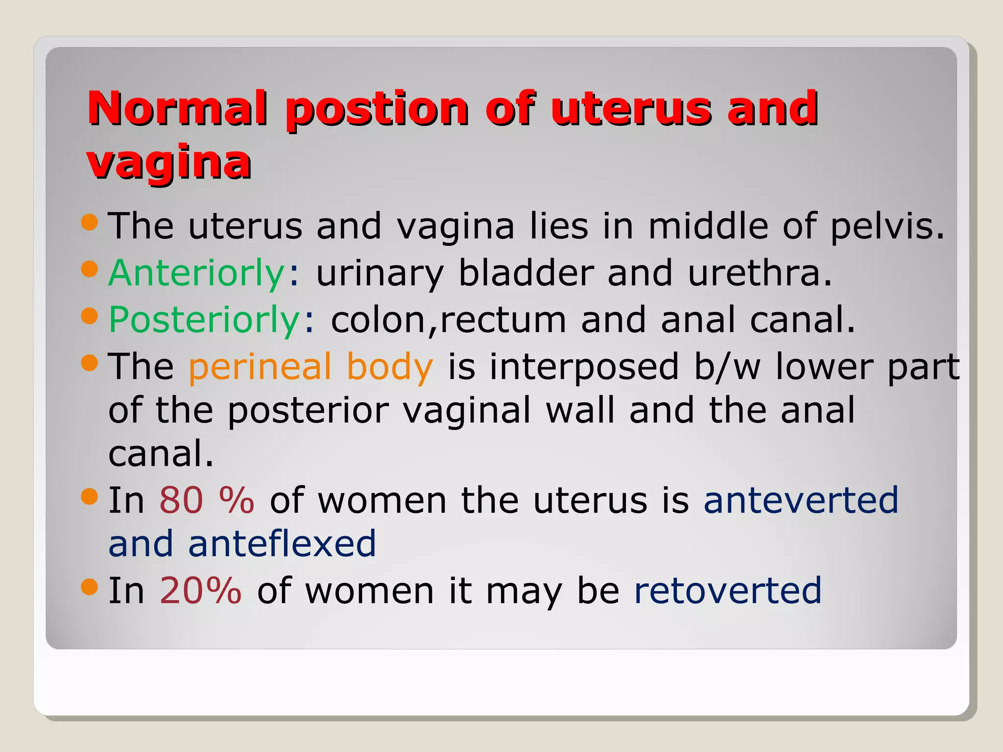 Utero vaginal prolapse | PPT
