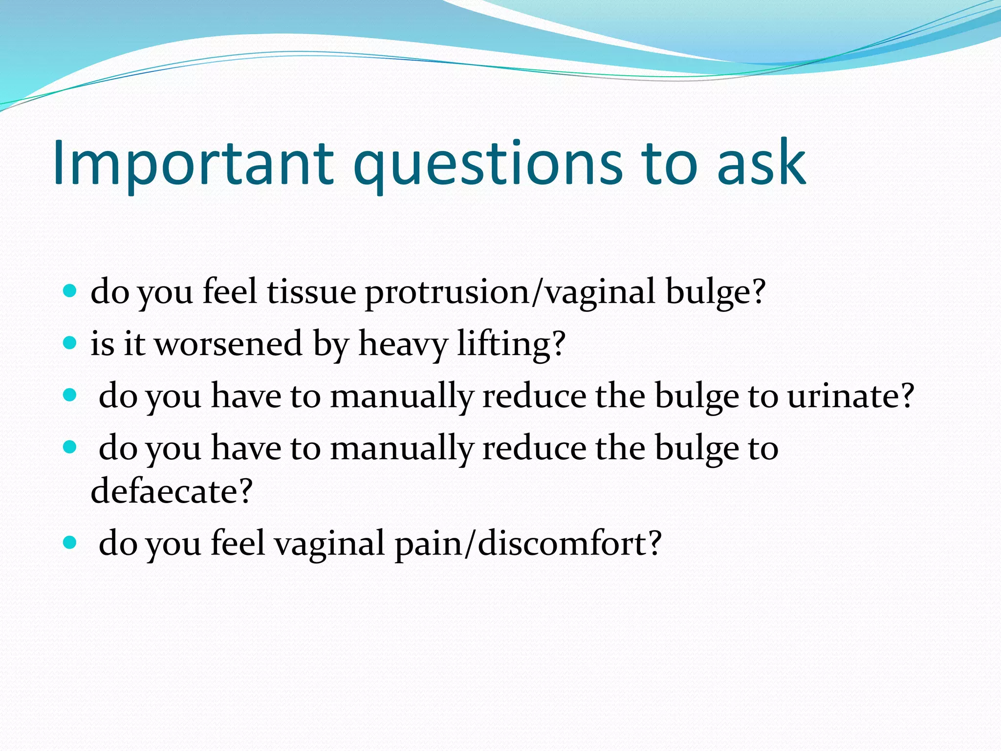 Uterovaginal prolapse by Dr zarkaish | PPTX