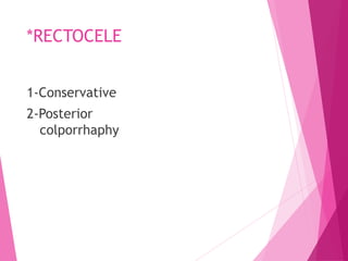 Uterovaginal prolapse By Dr rizwan ullah khan | PPT