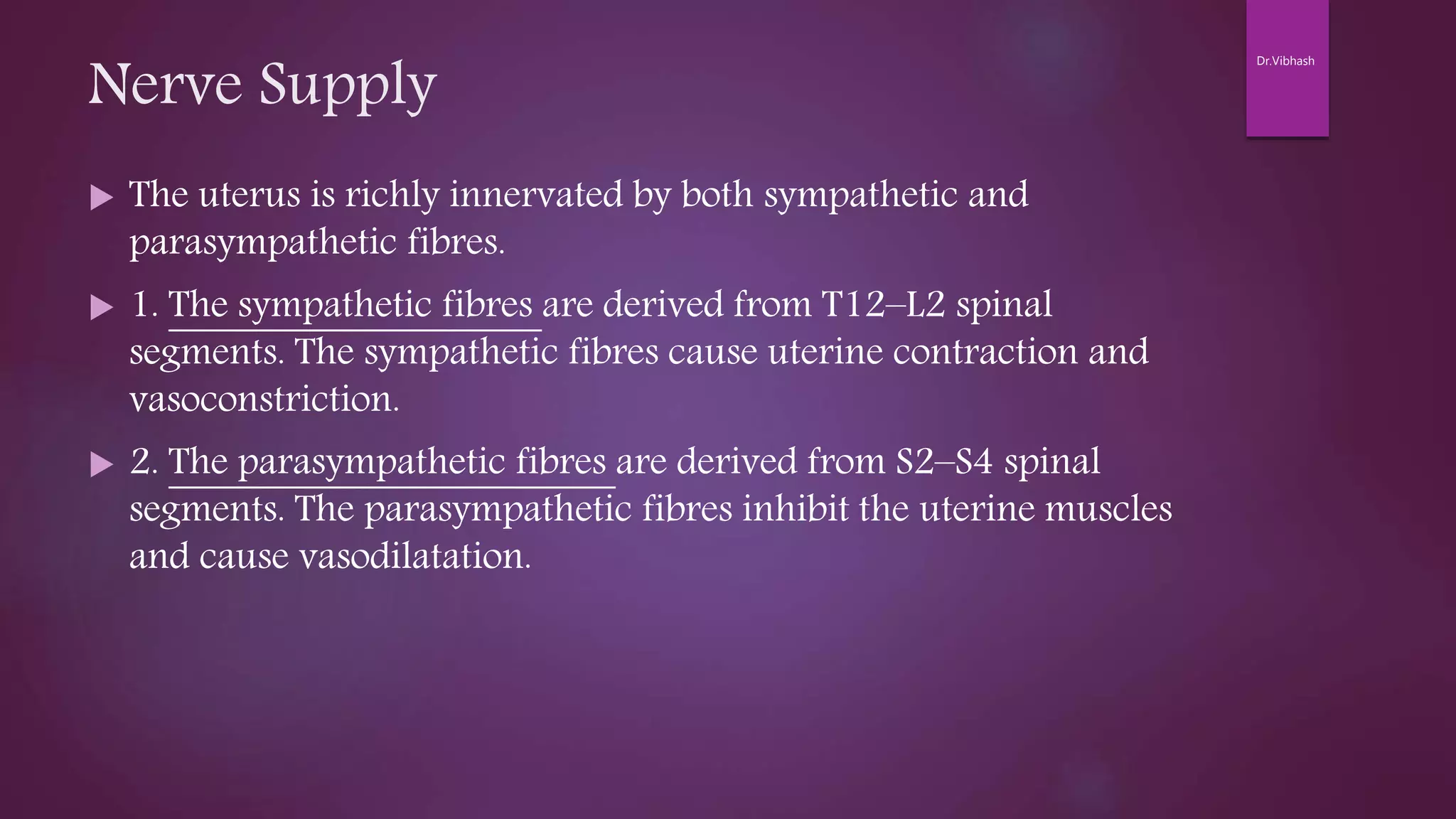 Gross Anatomy of Uterus | PPTX