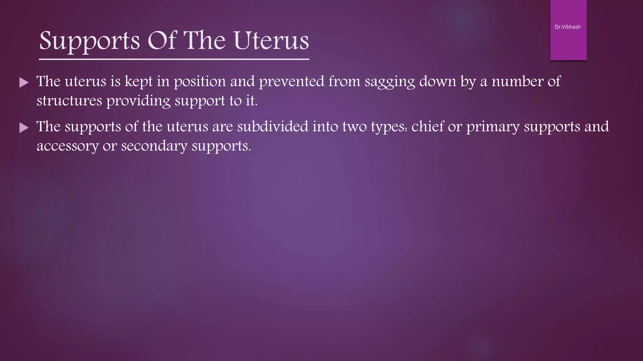 Gross Anatomy of Uterus | PPTX