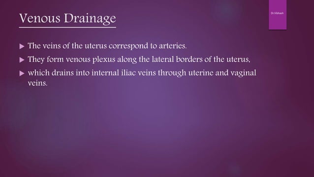 Gross Anatomy of Uterus | PPTX