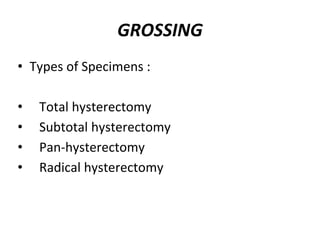 Uterus Grossing .pptx
