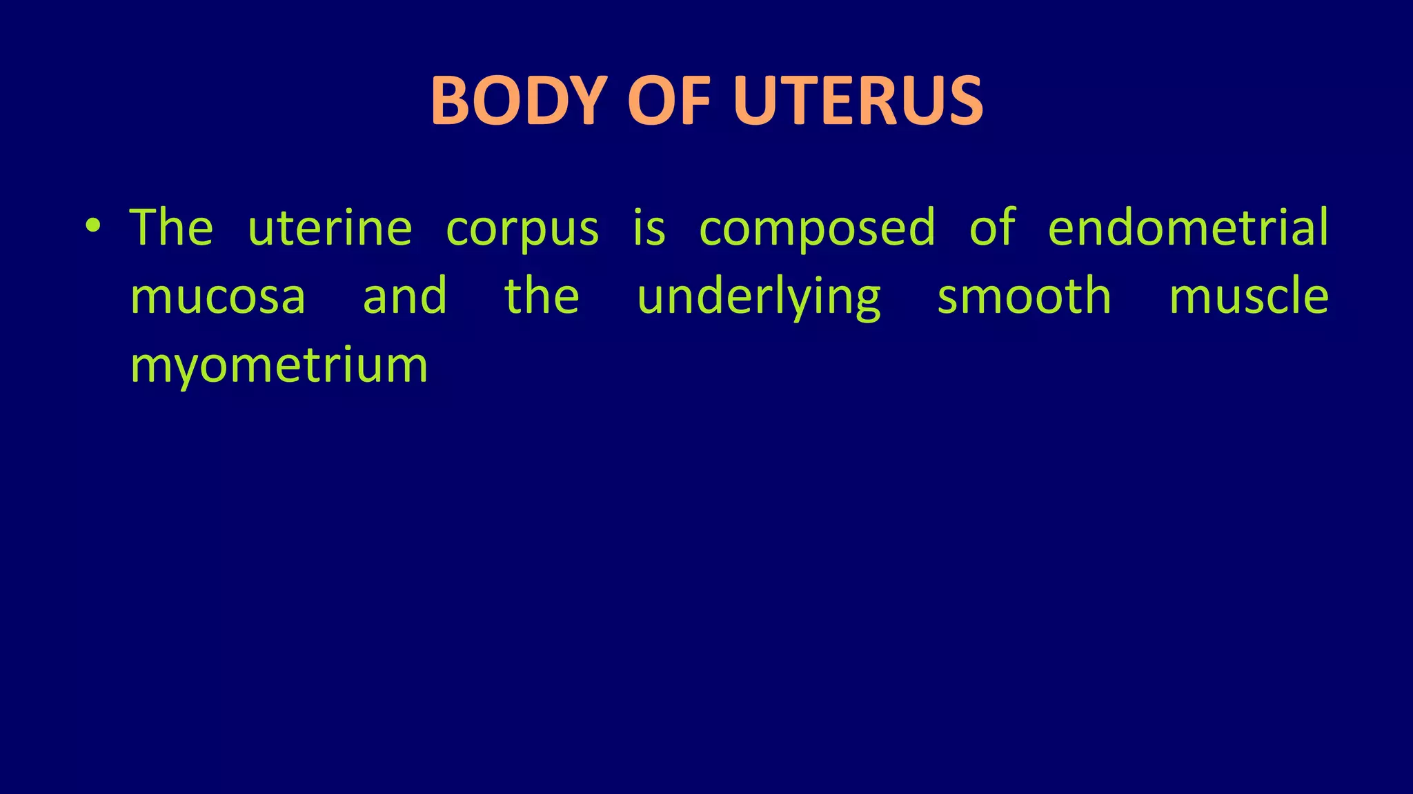 Uterus pathology | PPTX