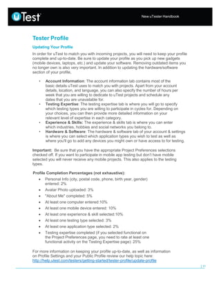 U test utester-handbook-20130613 | PDF