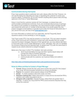 U test utester-handbook-20130613 | PDF