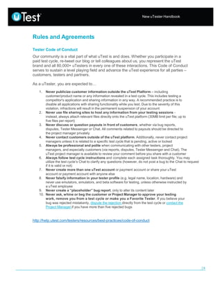 U test utester-handbook-20130613 | PDF