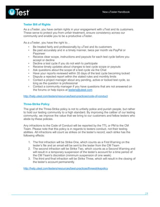 U test utester-handbook-20130613 | PDF