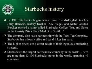 Starbucks - Strateic Knowledge Management | PPT | Business | Business ...