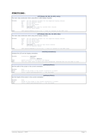 Utft | PDF | Computer Peripherals | Computing