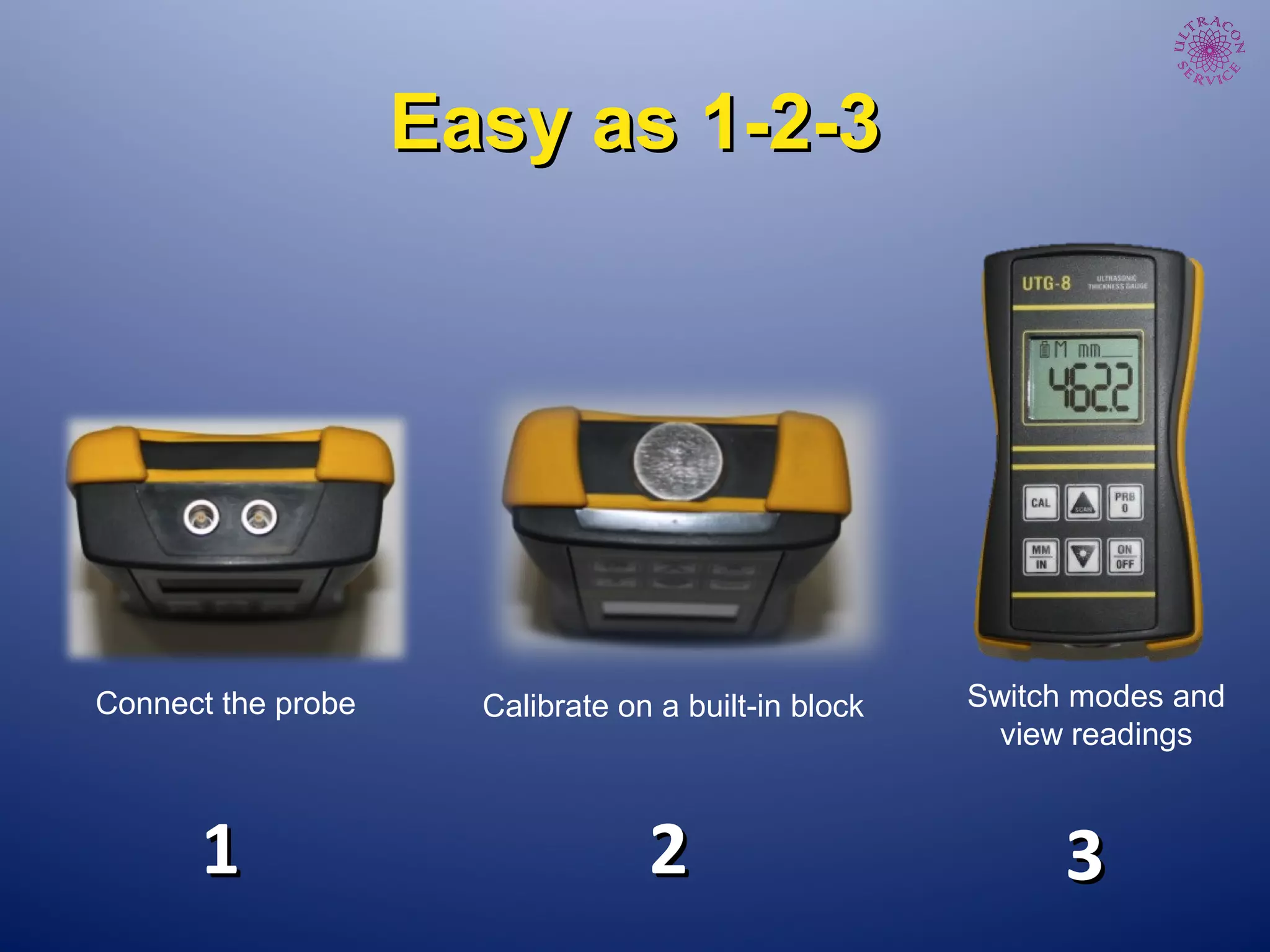 UTG-8 Ultrasonic Thickness Gauge | PPT