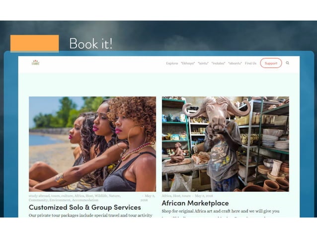 Uthando African Experiences pitch deck | PPT