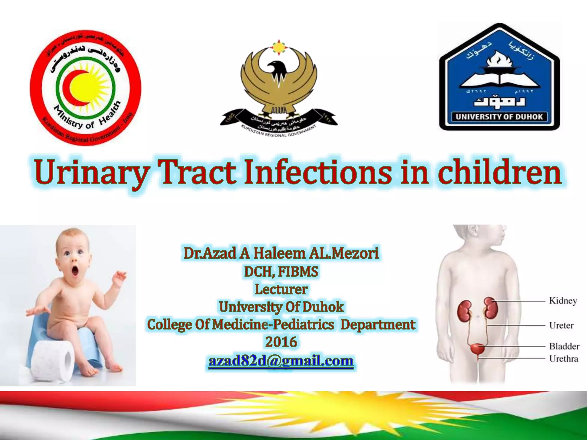 Urinary Tract Infections in children | PPTX