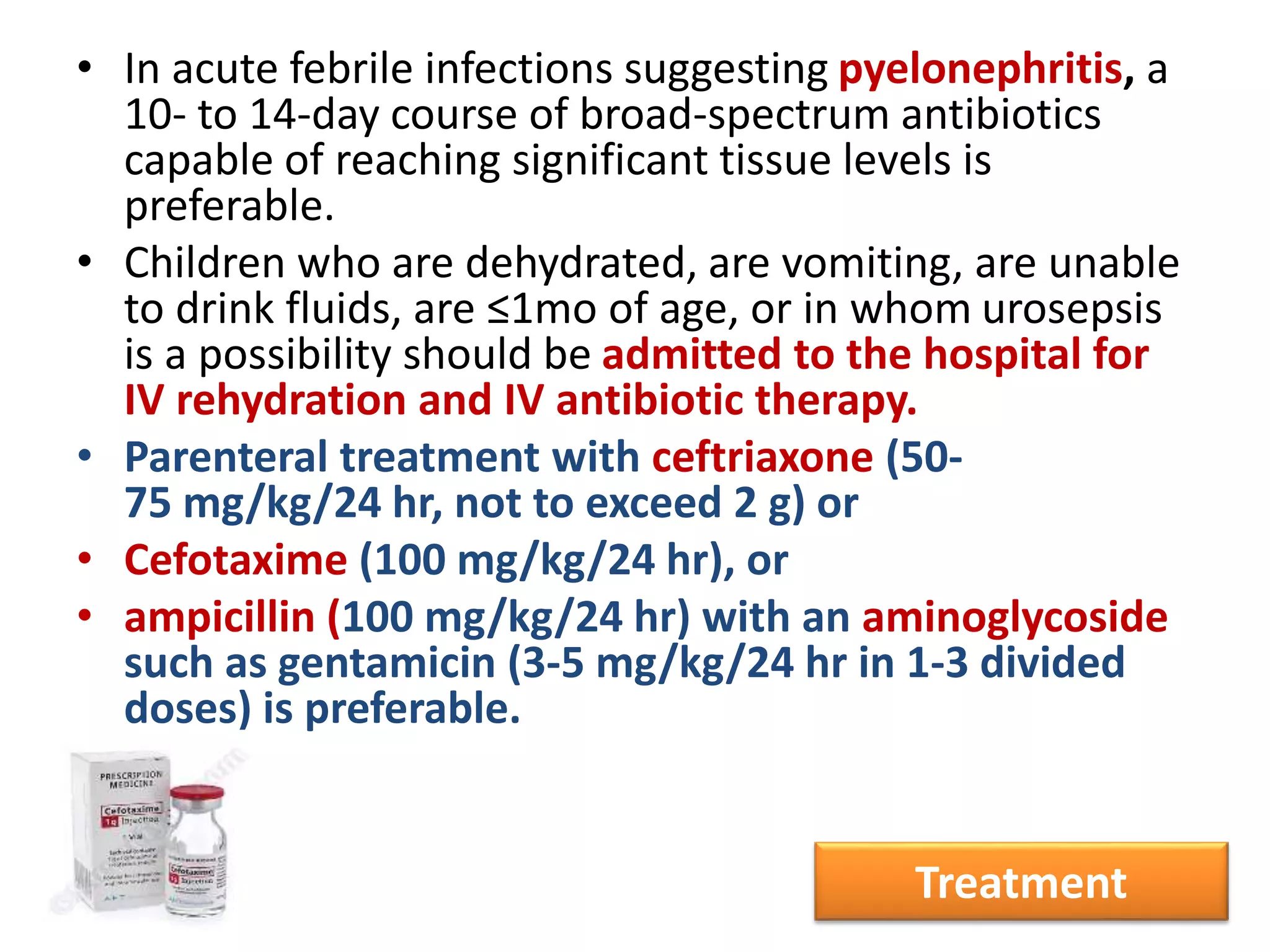 Urinary Tract Infections in children | PPTX