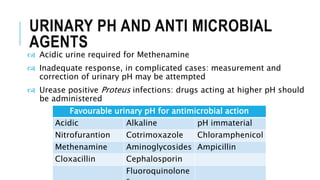 Drugs used in urinary tract infection | PPTX