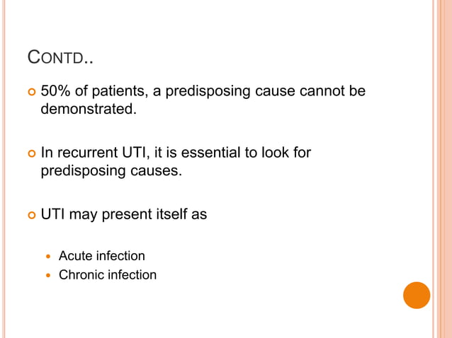 pharmacotherapy of Uti | PPTX | Infectious Diseases | Diseases and ...