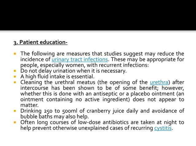 Urinary Tract Infection with Nursing Management | PPTX
