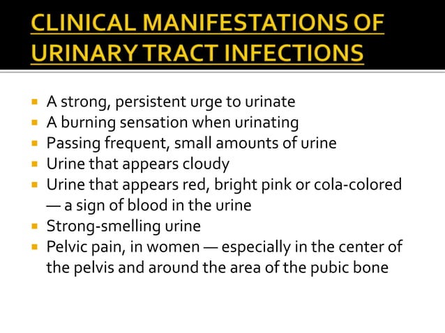 Urinary Tract Infection Nursing