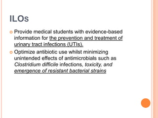 Clinical pharmacology.. Urinary tract infections | PPTX