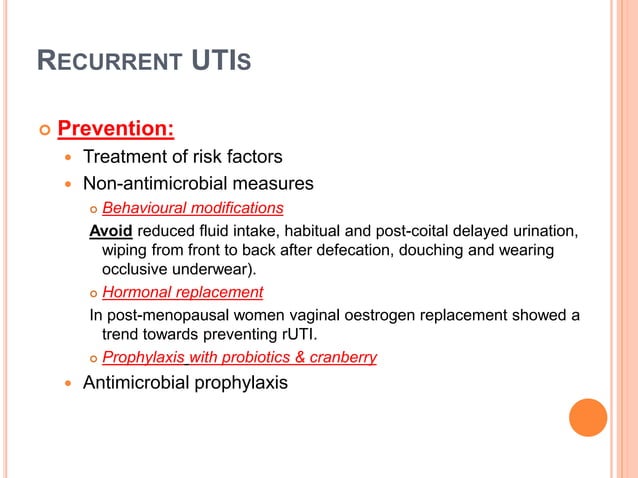 Clinical pharmacology.. Urinary tract infections | PPTX | Infectious ...