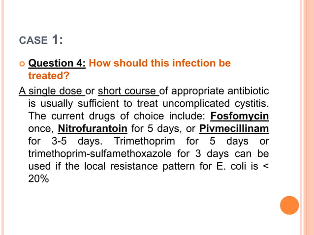 Clinical pharmacology.. Urinary tract infections | PPTX | Infectious ...
