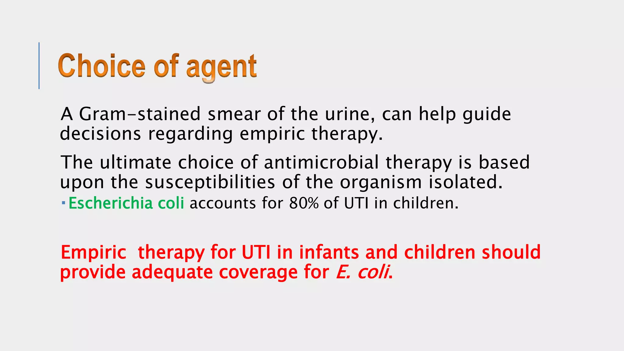 urinary tract infection in pediatrics | PPTX