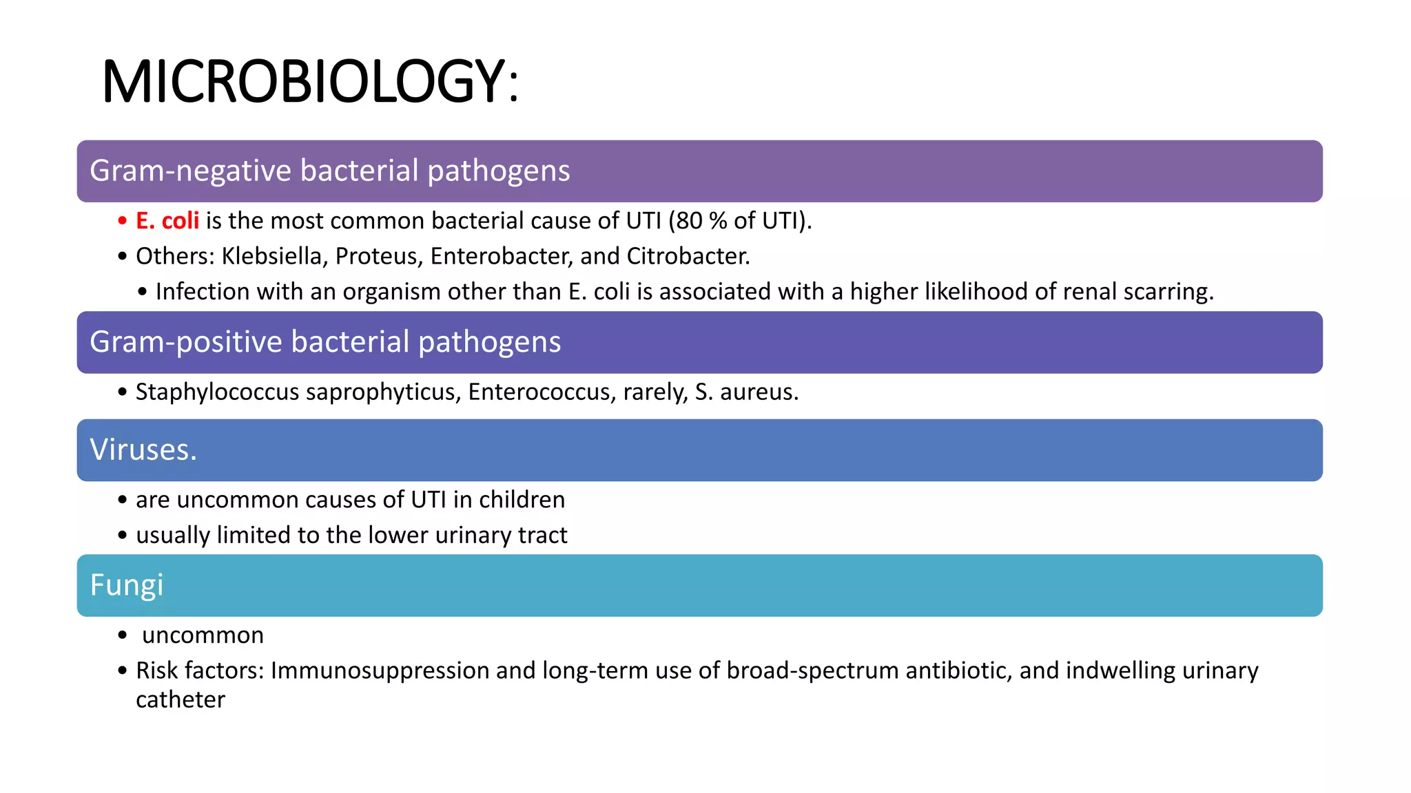urinary tract infection in pediatrics | PPTX