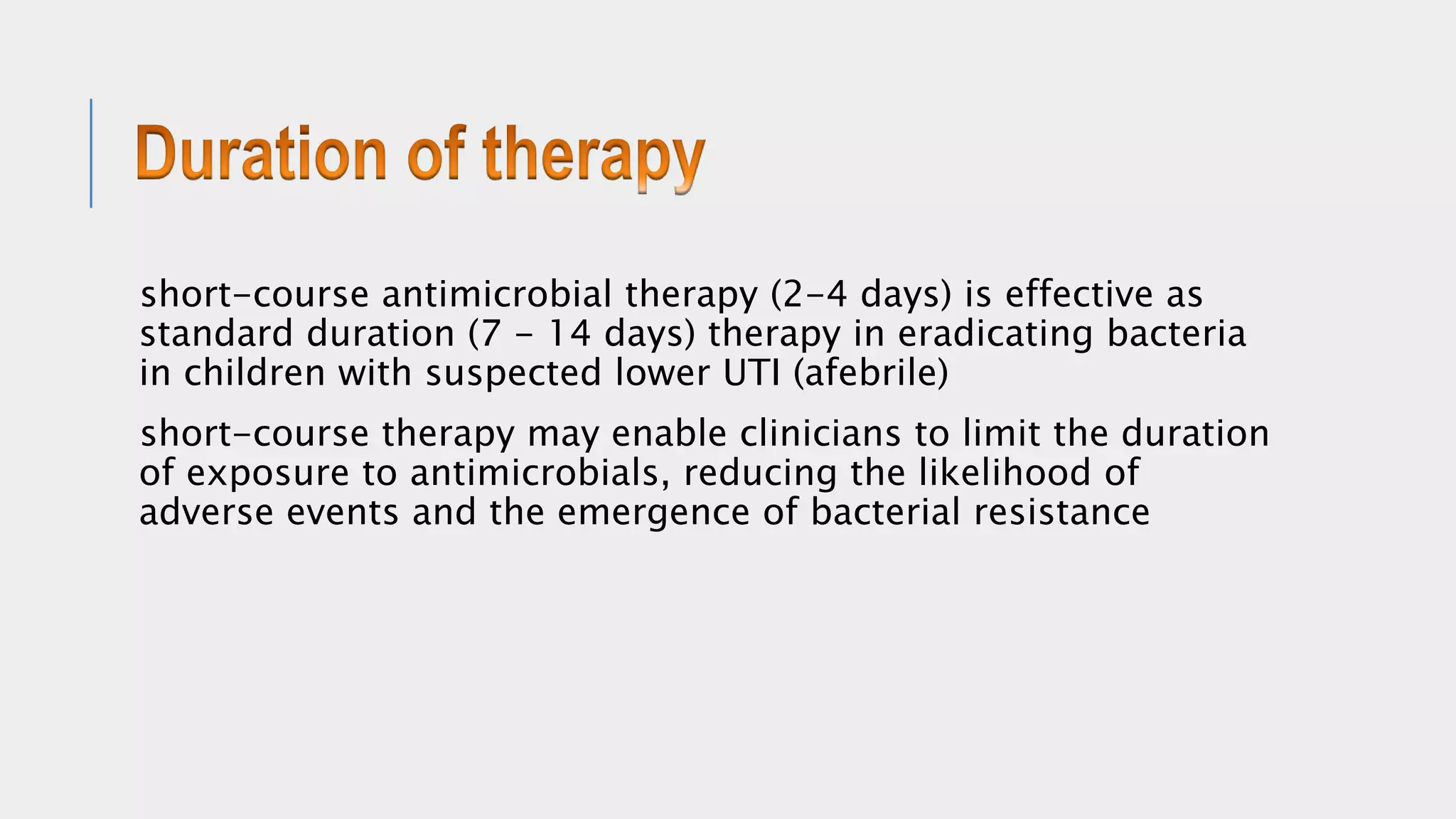 urinary tract infection in pediatrics | PPTX