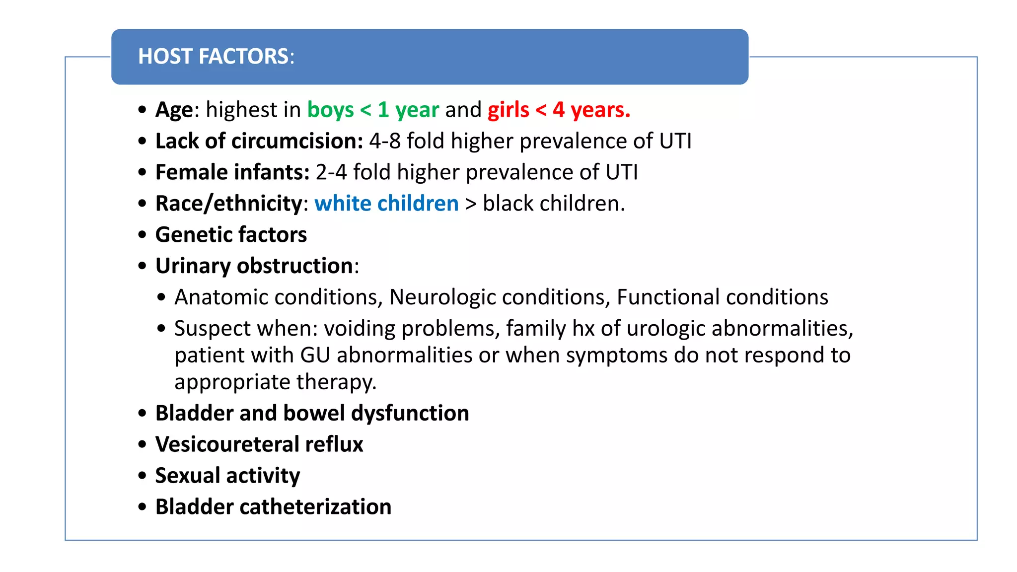 urinary tract infection in pediatrics | PPTX